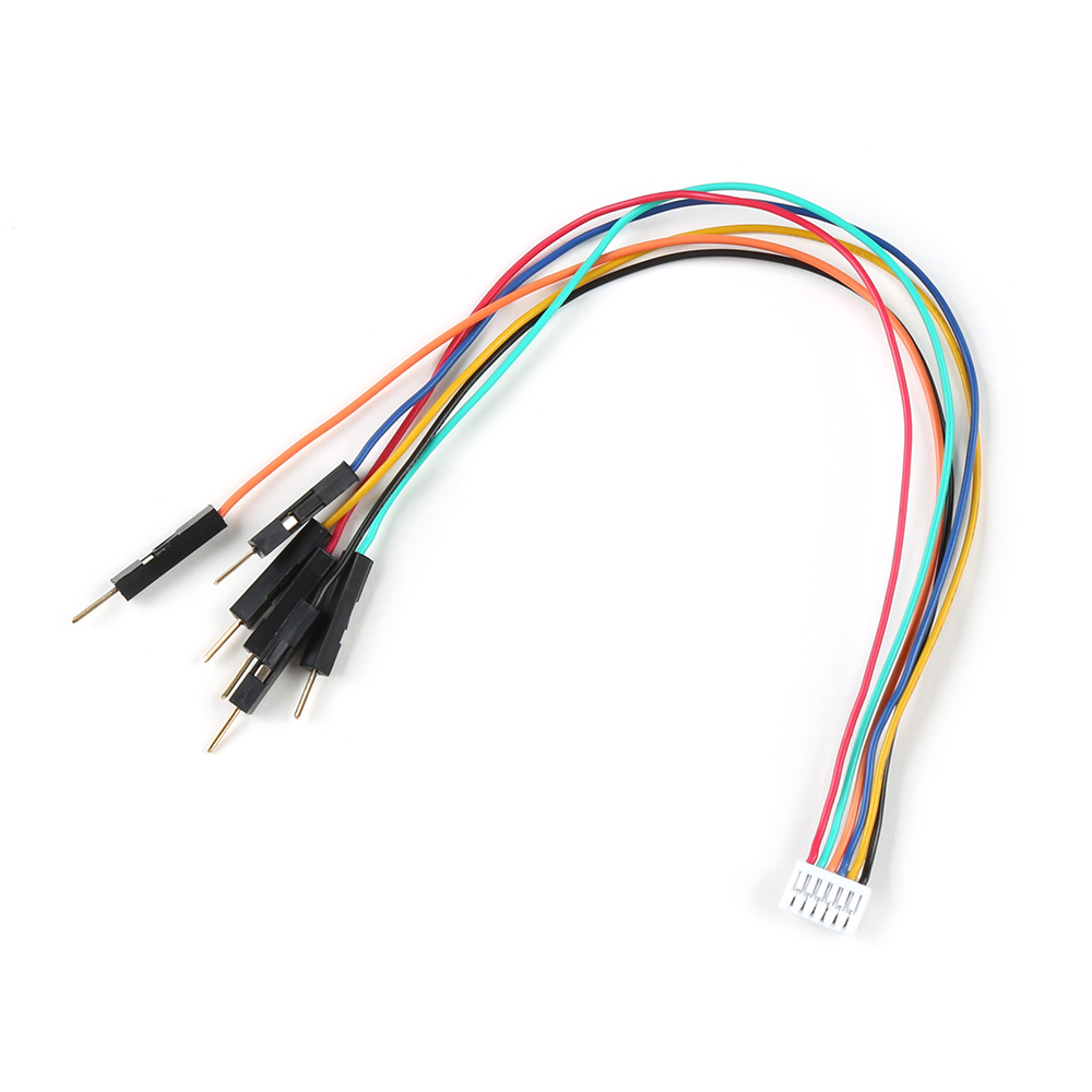 Breadboard To Jst-ghr-06v Cable - 6-pin X 1.25mm Pitch (for Loraserial) - CAB-23353