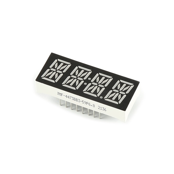 14-segment Alphanumeric Display - Blue - COM-21216
