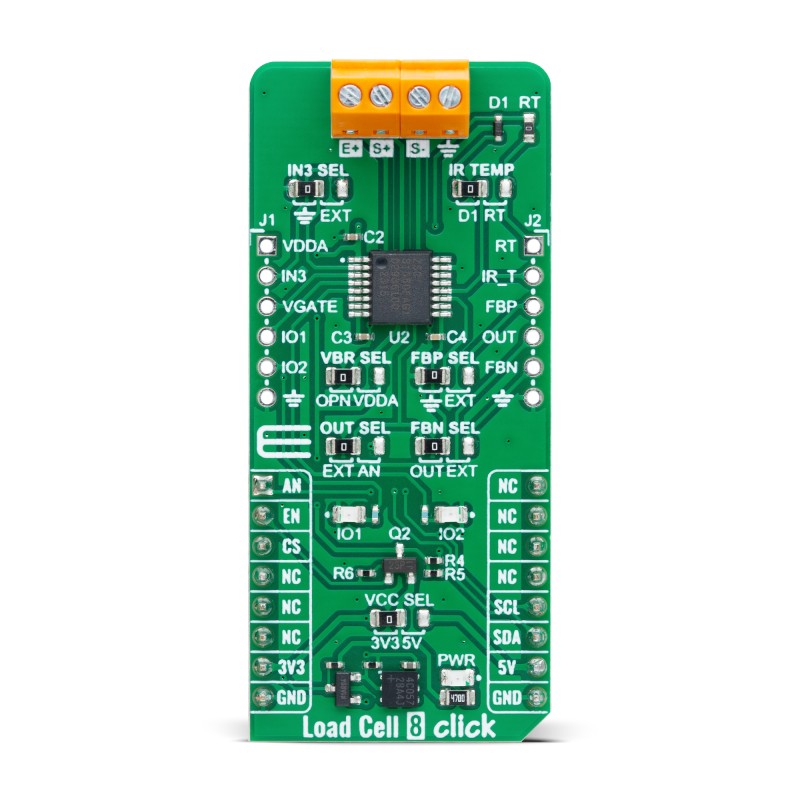 Load Cell 8 Click - MIKROE-6060