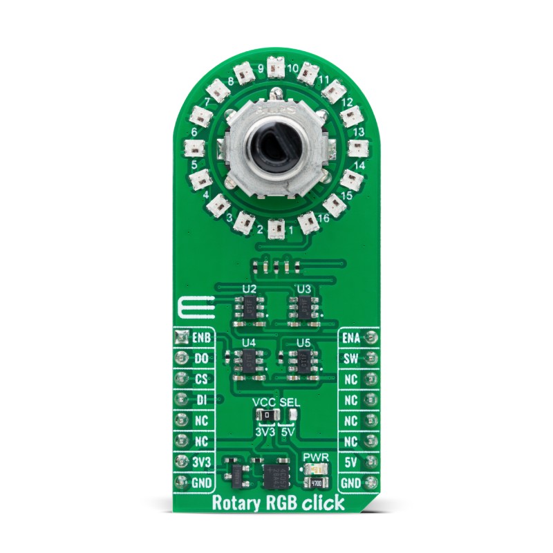 Rotary Rgb Click - MIKROE-6067