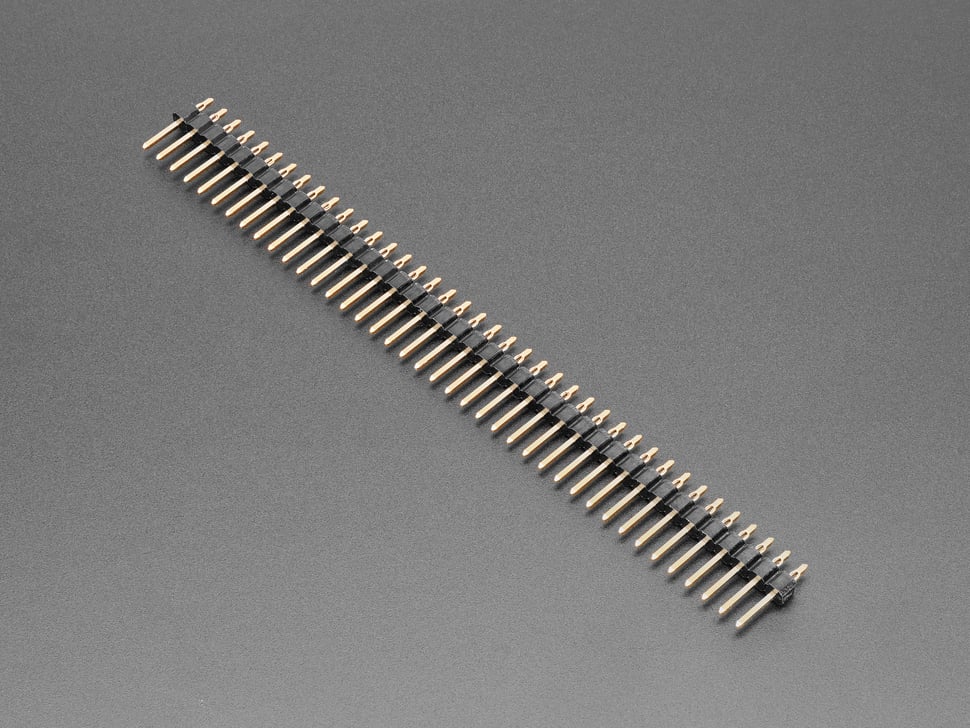 2.54mm / 0.1 Pitch Press-fit Male Pin Header - 5938