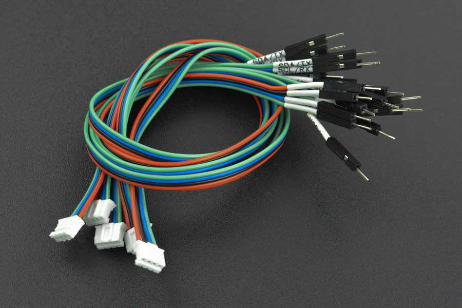 Gravity: Ph2.0-male Dupont Line With Tag (30cm, 5 Pack) - FIT0916-M