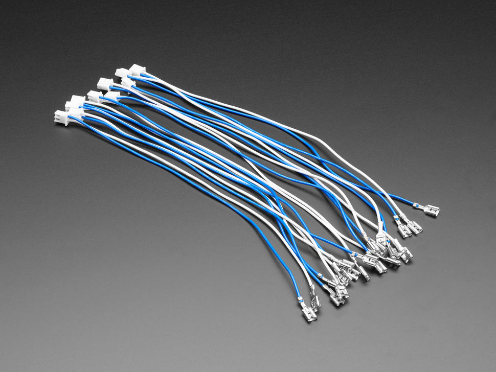 Arcade Button And Switch Quick-connect Wires - 0.187 (10-pack) - 3835